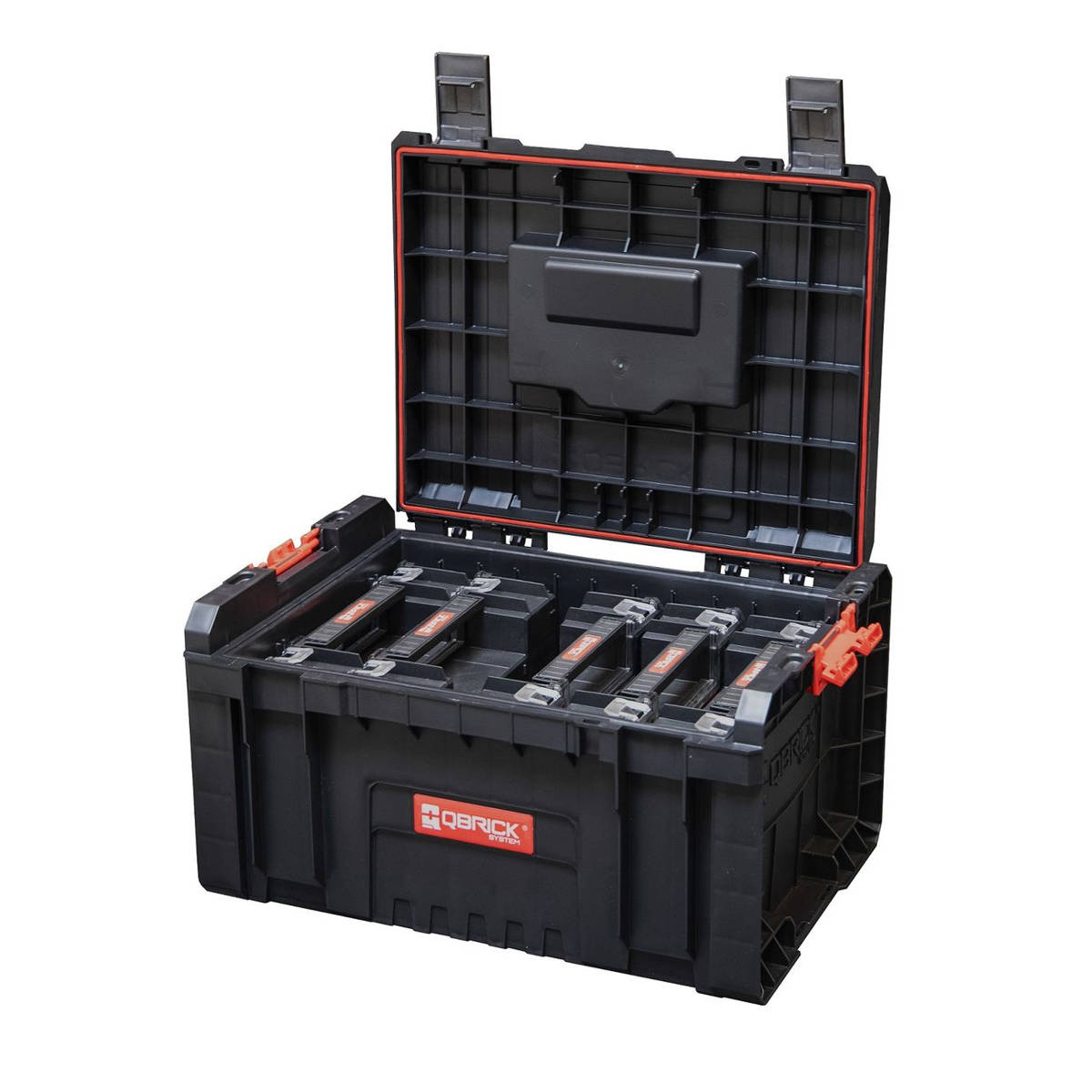 QBRICK SYSTEM PRO TOOLBOX 2.0 + 5 x QBRICK SYSTEM TWO ORGANIZER MULTI ...
