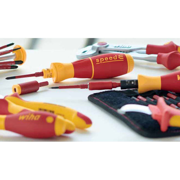 Wkrętak izolowany Wiha 41478 - z adapterem dynamometrycznym - Domitech.pl